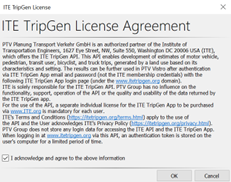 ITE Trip Gen App API