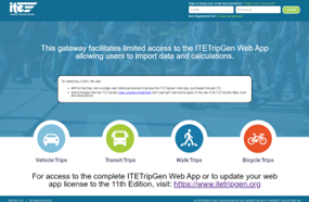 ITE Trip Gen App API