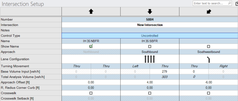 Uncontrolled Intersection Setup