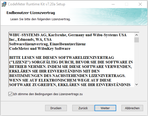 Lizenzserver einrichten